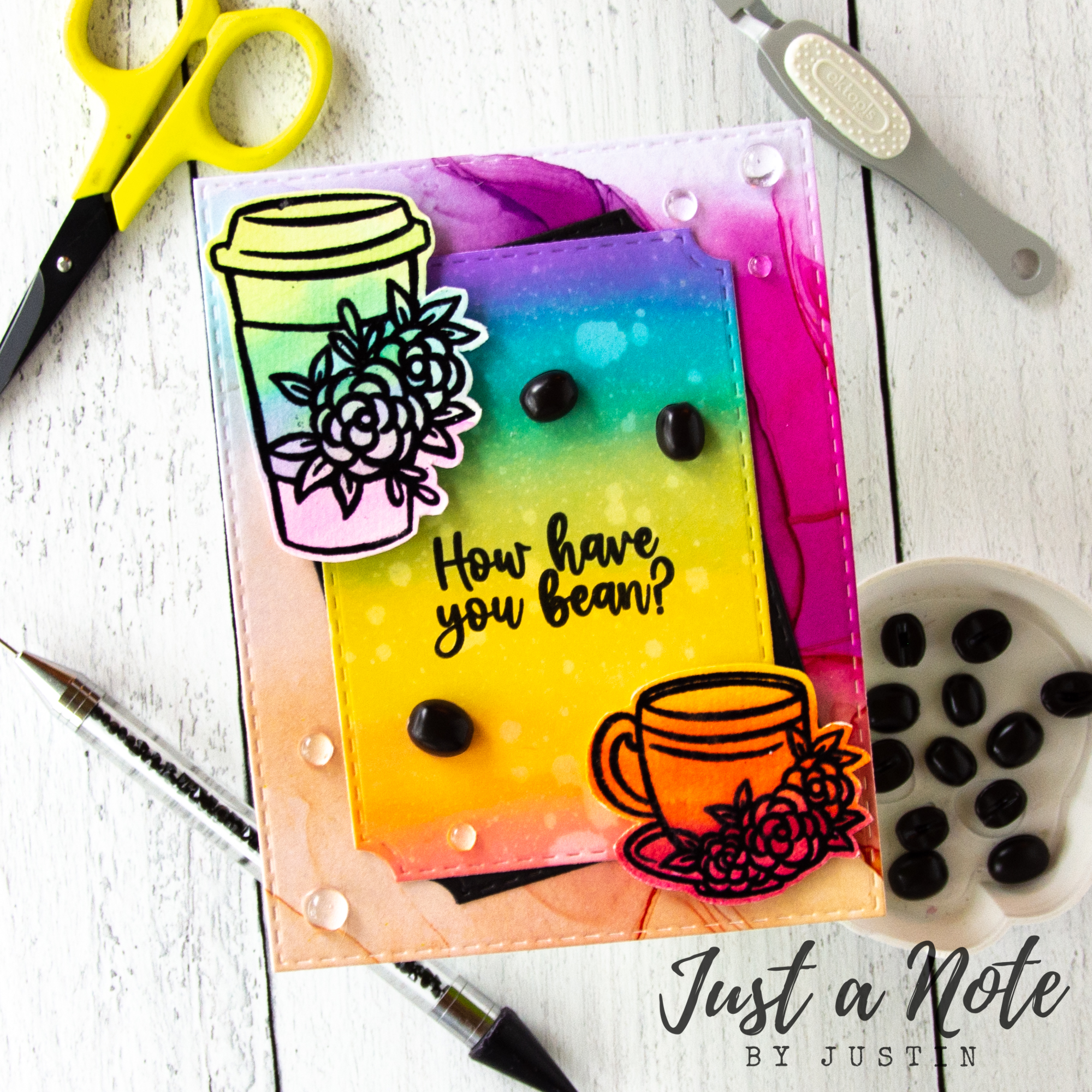 Doodle’s Paper Playground: How have you bean? – Just a Note by Justin