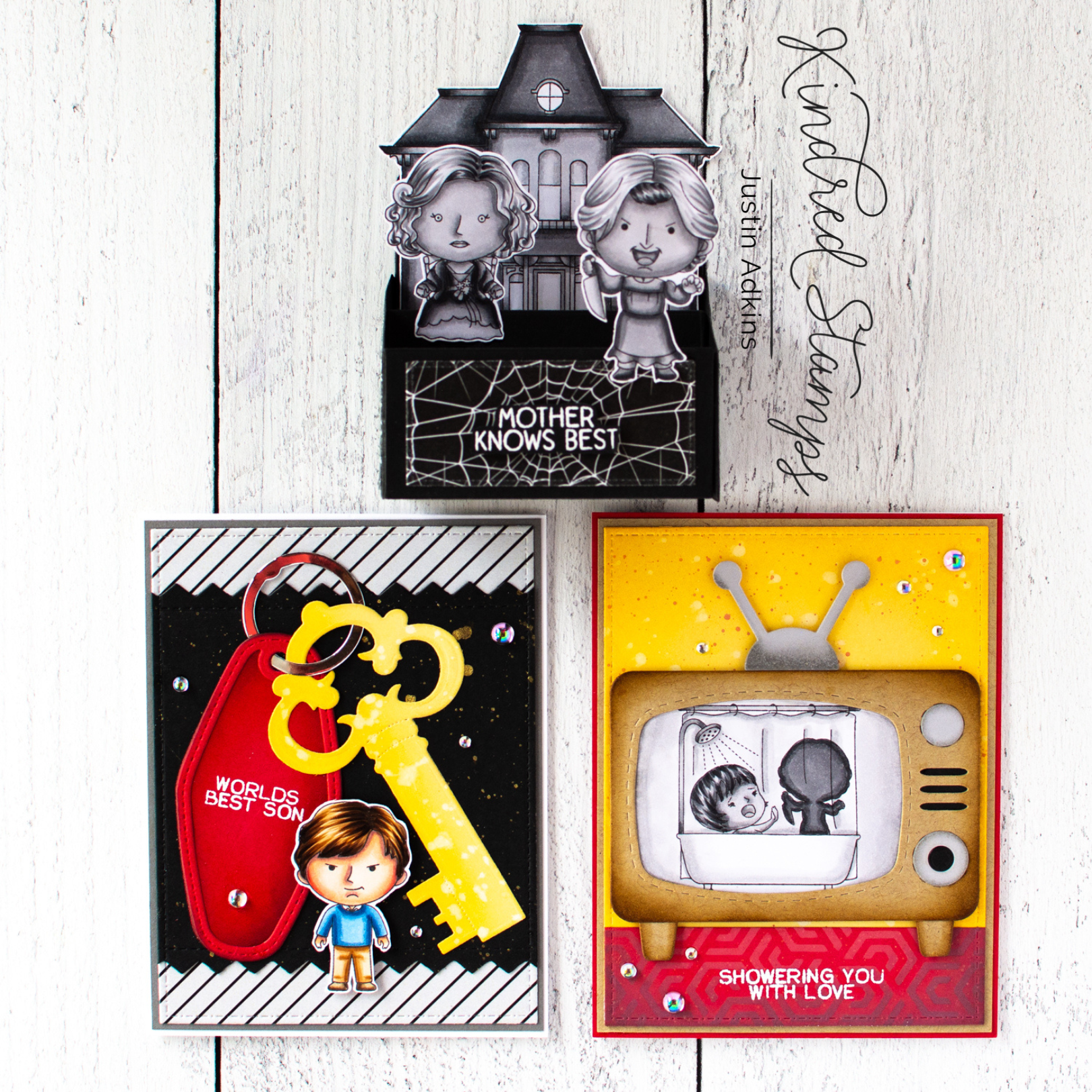 Kindred Stamps September Release- Mother May I – Just a Note by Justin